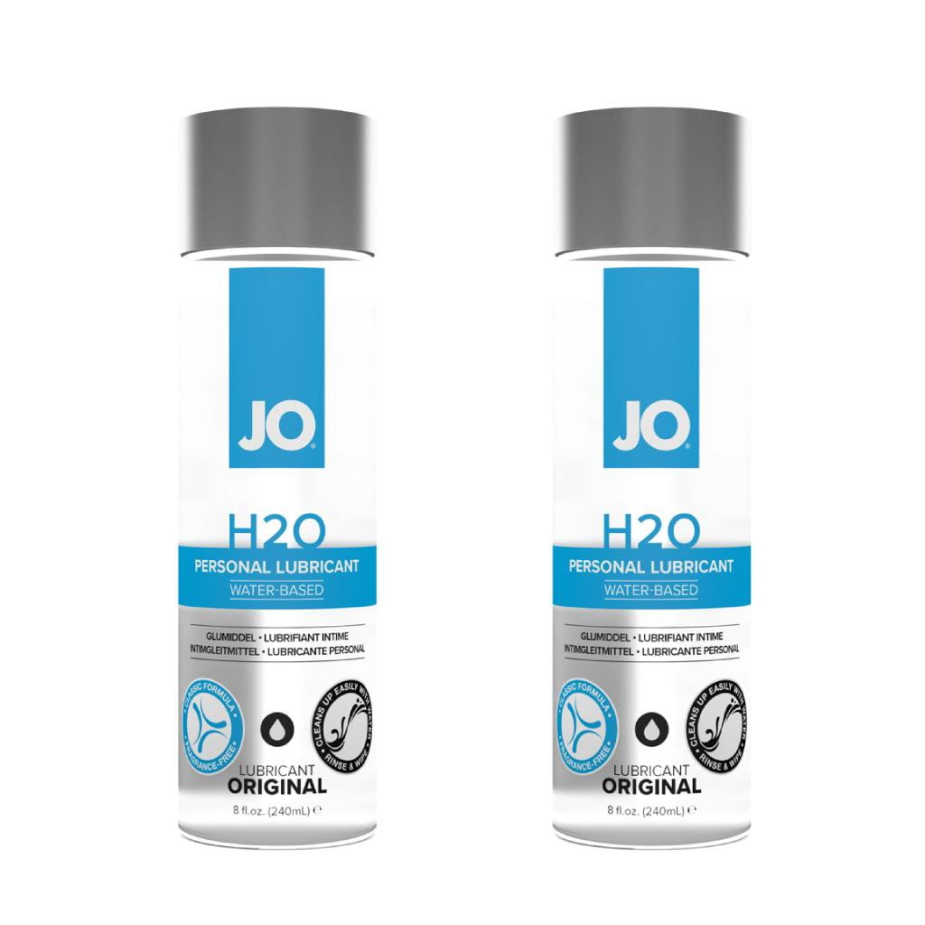 JO H2O Original Water Based Lubricant 8 oz - 2 Pack - Walmart.com