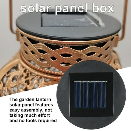 2pcs/set Solar Panel Boxes Garden panel solar panel box Lantern ...