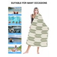 Beach Towel-Abstract Arrow Weave Microfiber Absorbent Quick Dry ...