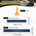 4Pcs Car Door Sill Plate Protectors Door Edge Step Dust Shield Cover ...