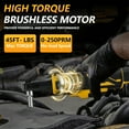 Cordless Ratchet Wrench 3/8'' Electric Rechargeable Screwdriver Removal ...