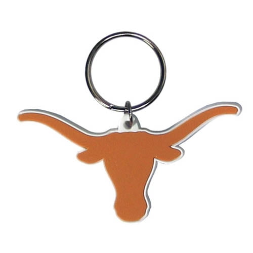 NCAA Texas Longhorns Flex Laser Cut Rubber Keychain - Walmart.com