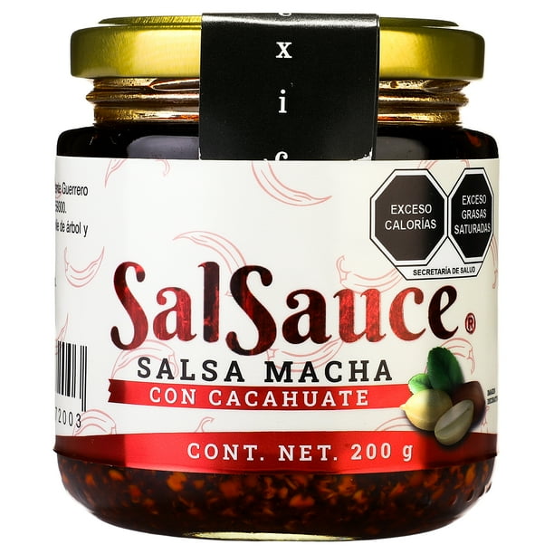 Salsa macha SalSauce con cacahuate 200 g | Walmart en línea