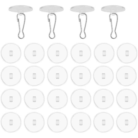 Hongchun 30 suction cups with clear key ring for window kitchen wall ...