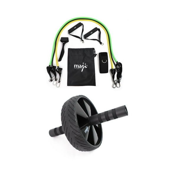 Ab Rollers Wheel Kit, Exercise Core Strength Training Abdominal Roller ...