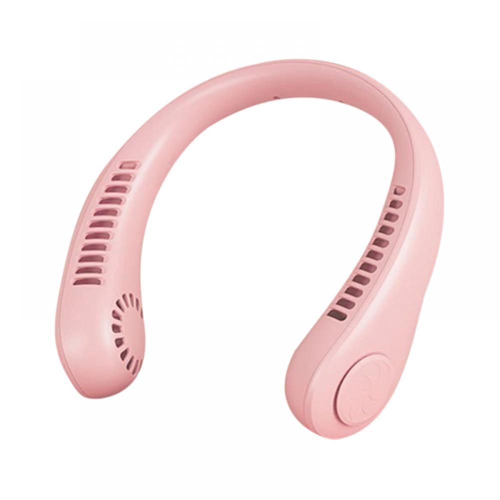 Personal Cooling Portable Neck Fans, USB Rechargeable,Adjustable, Lower ...