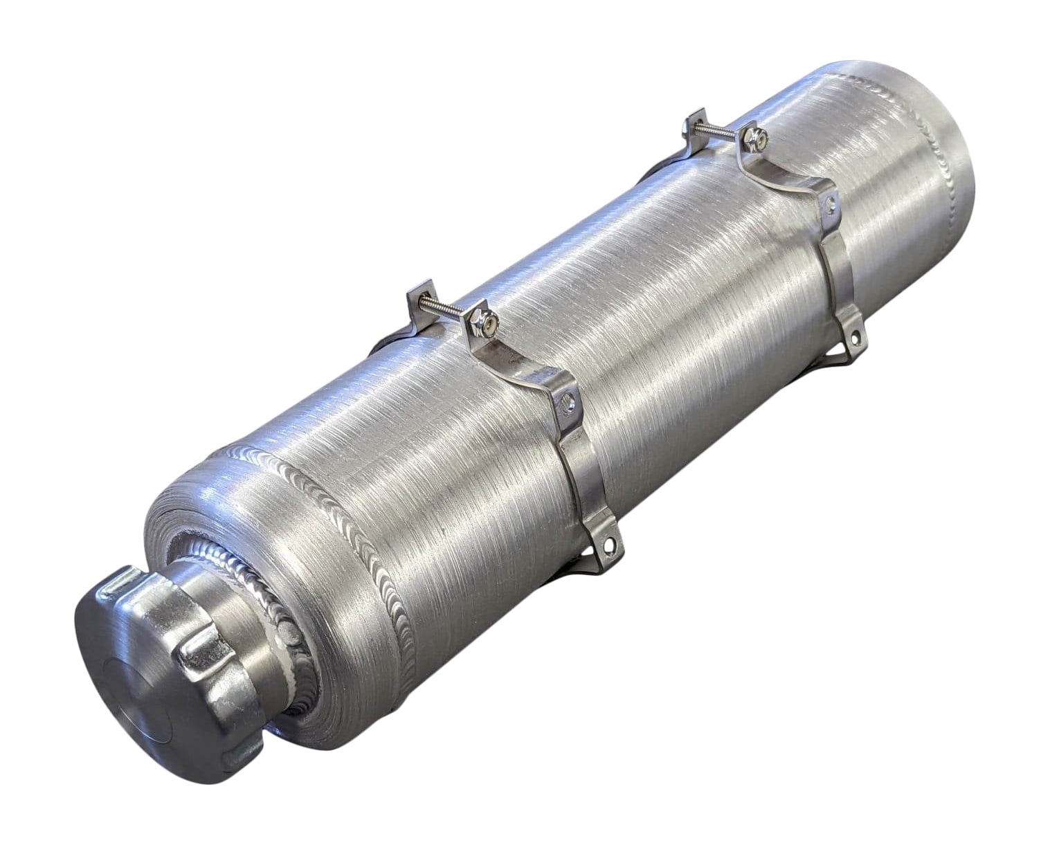 4x15 Vertical Spun Aluminum Gas Tank - 3/4 Gallon - 1/8 NPT - Walmart.com