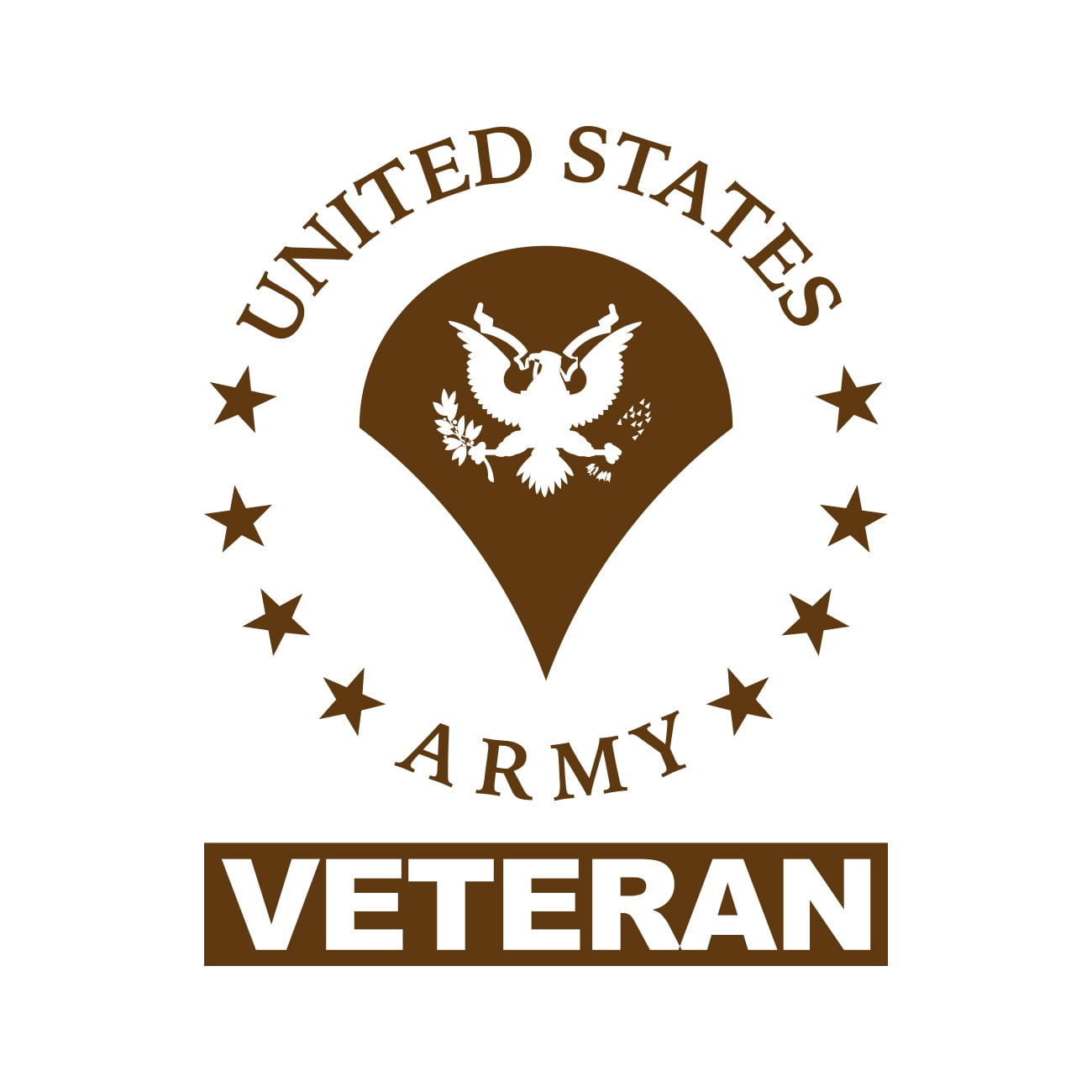 E-4 Specialist Veteran US Army Rank Sticker Decal Die Cut - Self ...