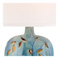 "360 Lighting Devan Modern Table Lamp 24 1/2"" High, Blue Ceramic, LED ...