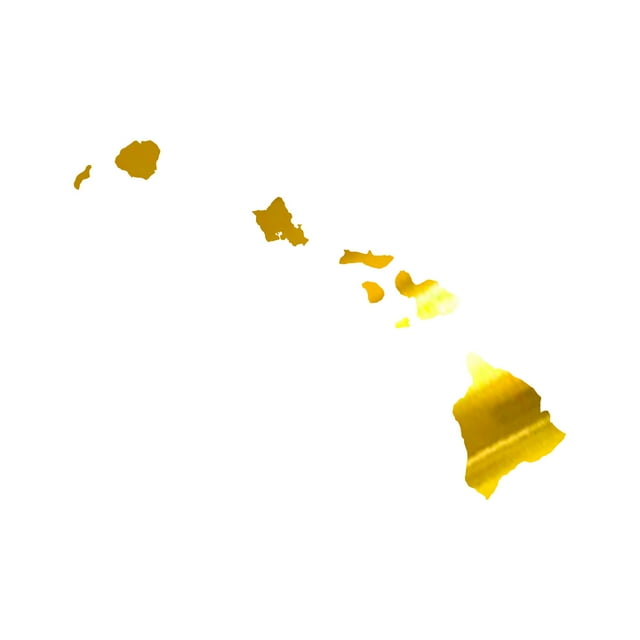 Hawaiian Islands Sticker Decal Die Cut - Self Adhesive Vinyl ...