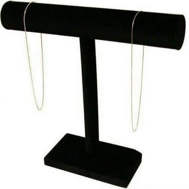 Black Velvet Half Moon Bracelet Showcase Display Stand - Walmart.com