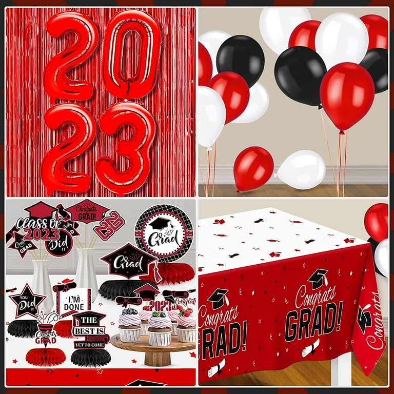 Graduation Party Ideas Red And Black