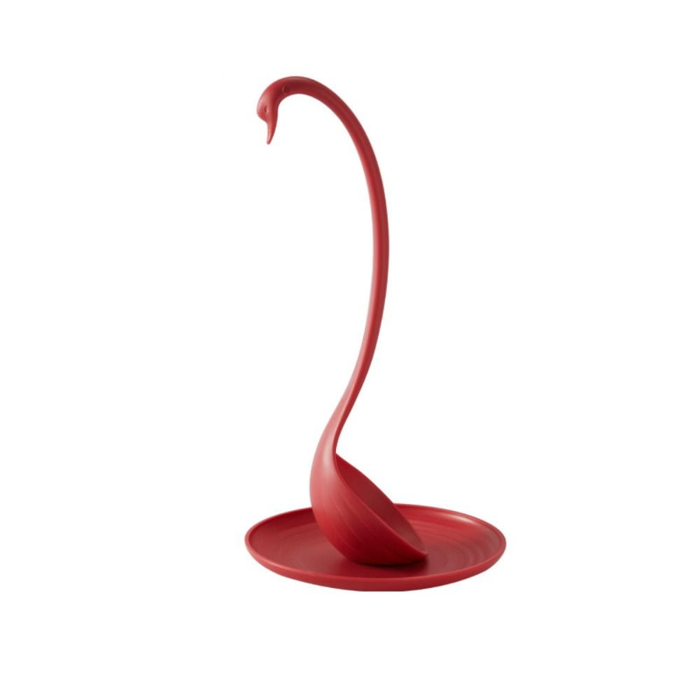 Cooking Restaurant Swan Shaped Natural Plastic Long Handle Soup Ladle ...