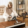 Costway Portable Desk Bike Peddler Machine with Adjustable Resistance ...