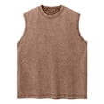 BUWTTED Men's Tank Tops Summer Fashion Retro Loose Vest Plus Size ...