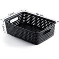 [ 8 Pack ] Plastic Storage Baskets, Small Pantry Organization and ...