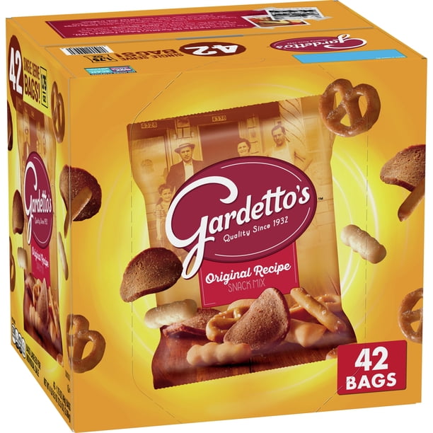 Gardetto's Snack Party Mix, Original Recipe, Multipack Pub Mix Bags, 42 ...