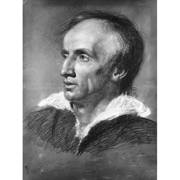 William Wordsworth/N(1770-1850). English Poet. Sketch By Benjamin ...