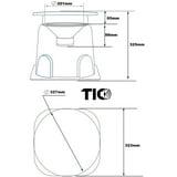 "TIC Corporation GS3 Pro Omni Outdoor Audio Speakers, 200-watt, 8 ...
