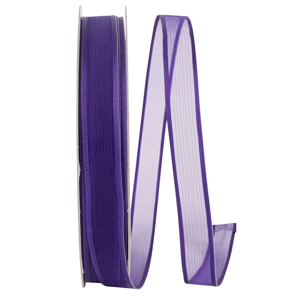 Reliant Ribbon - 25771W-914-03K, Charlize Sheer Satin Wired Edge Ribbon ...