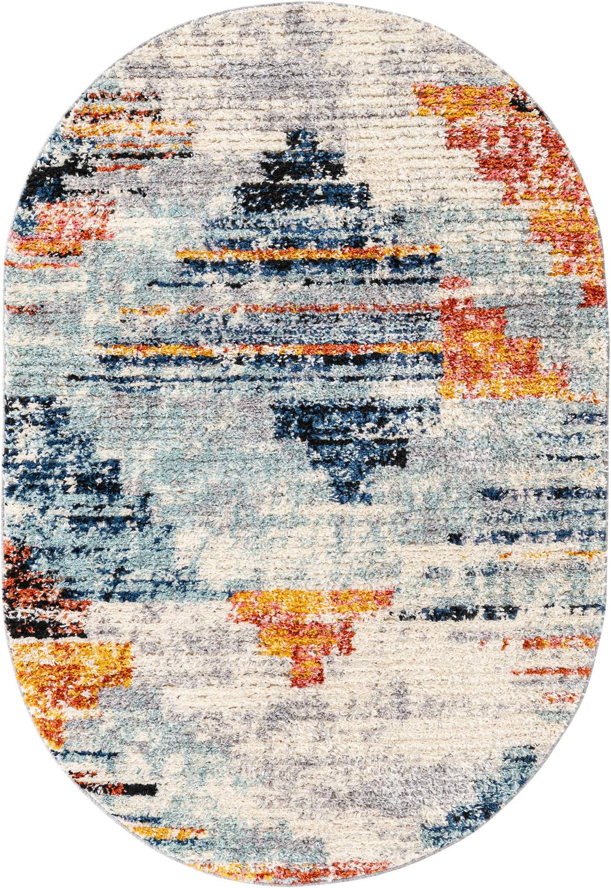 Rugs Com Tucson Collection Rug 4X6 Oval Multi Low Rug Perfect For Rugs Com Tucson Collection Rug 4X6 Oval Multi Low Rug Perfect For