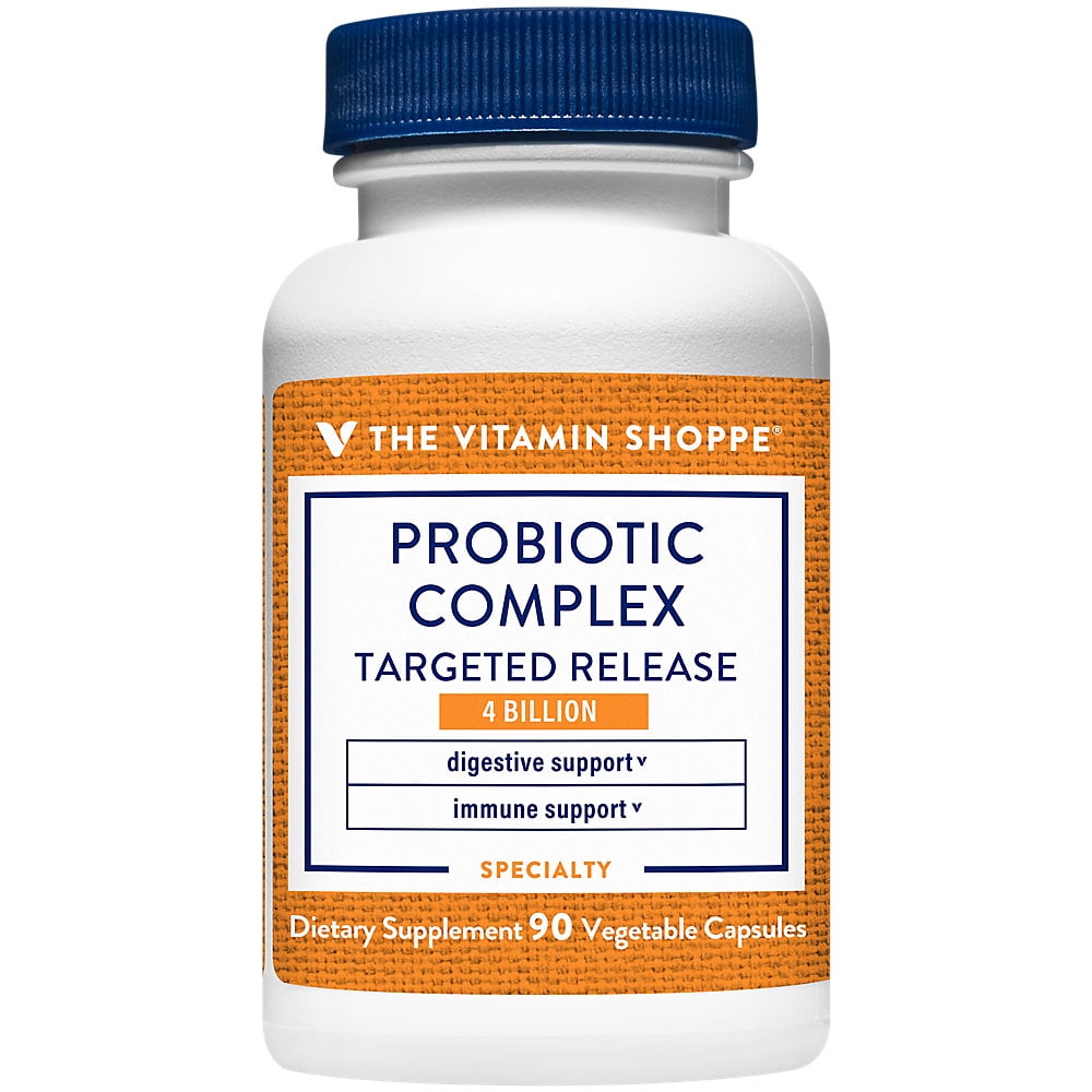 Probiotic Complex 4 Billion CFUs– Targeted Release Veggie Caps ...