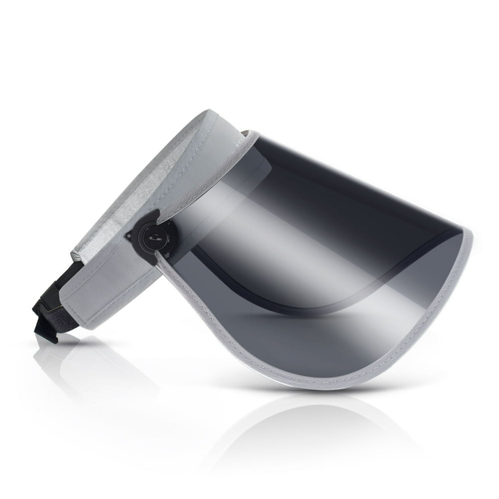 Women Men Summer Adjustable Sun Visor Hat UV Protection Face Shield ...