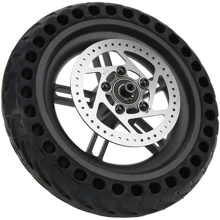 Scooter Rear Wheel Assembly, 8.5in Electric Scooter Solid Tire and ...