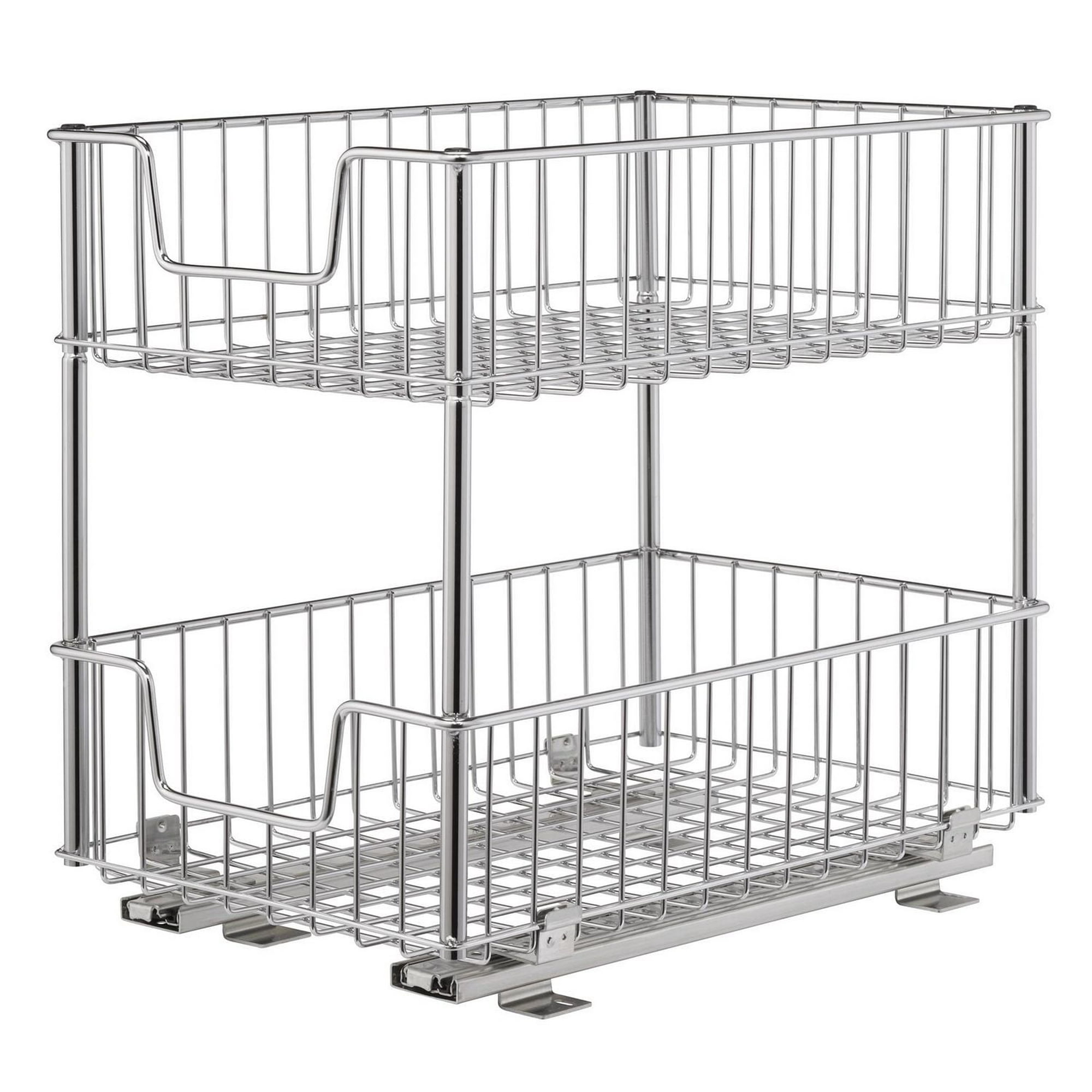 Click here for Trinity 2-Tier Wire Drawer W/Slides - Chrome 16 prices