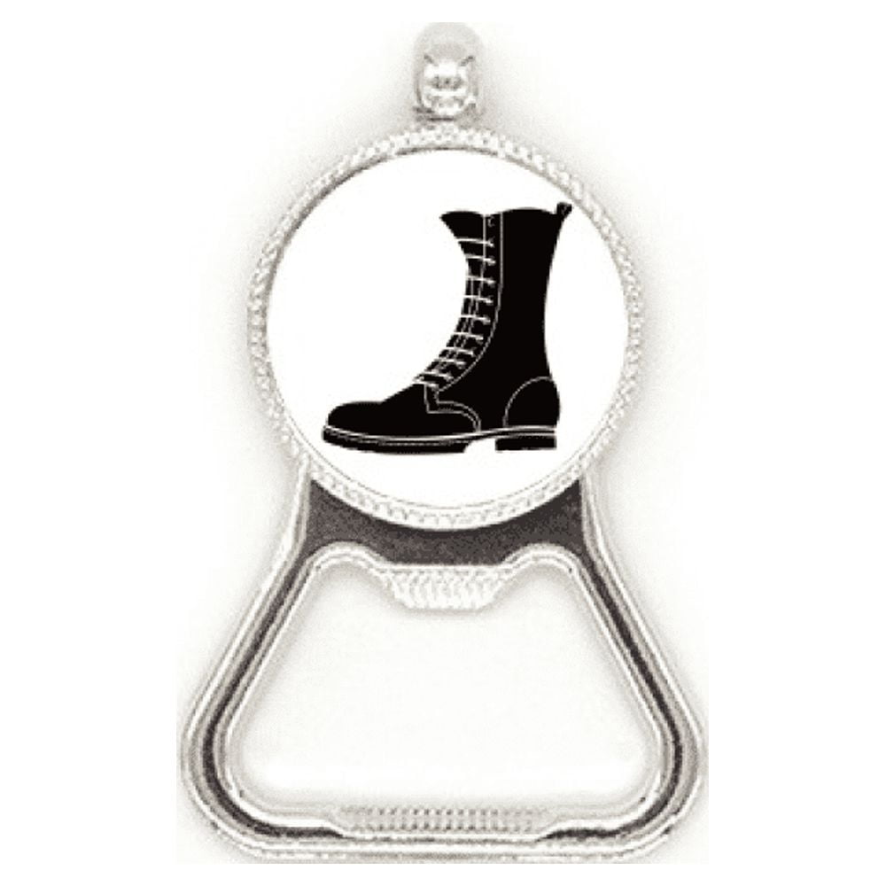 De los hombres de negro botas altas silueta patron Acero inoxidable ...