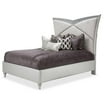 Michael Amini Marquee Modern Queen Panel Bed in Cloud White - Walmart.com