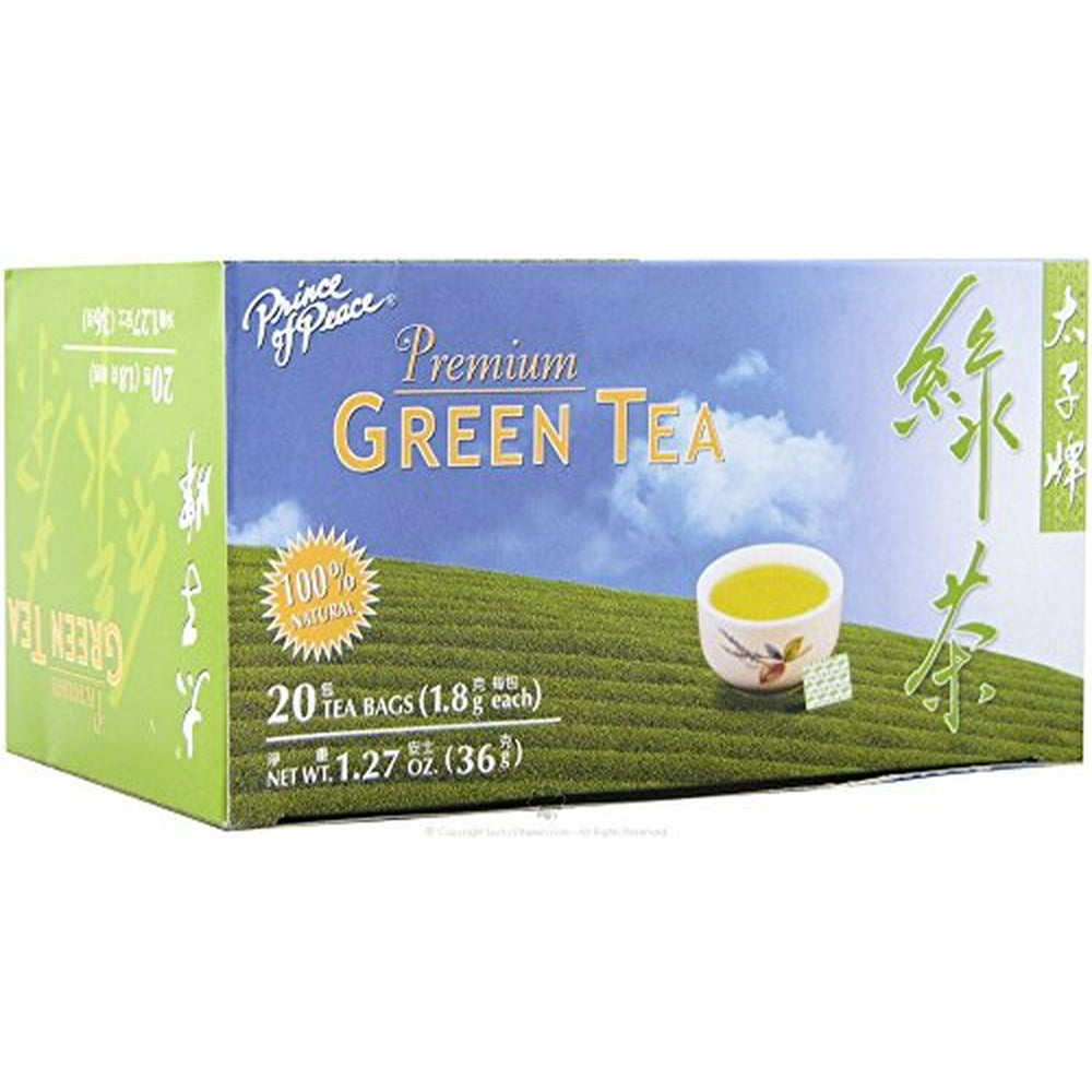 Prince of Peace Premium Green Tea - 20 Tea Bags - Walmart.com - Walmart.com
