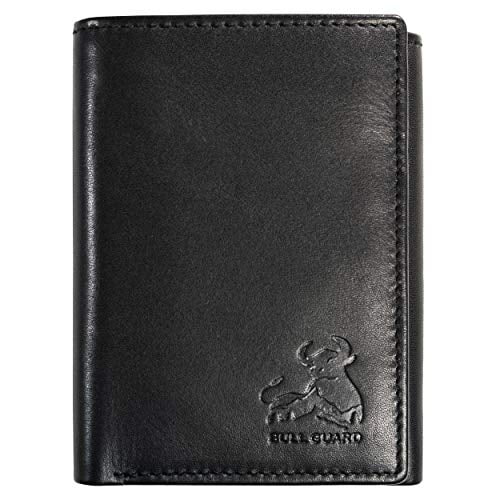 Bull Guard Genuine Nappa Leather Trifold Wallet For Men RFID And ID ...