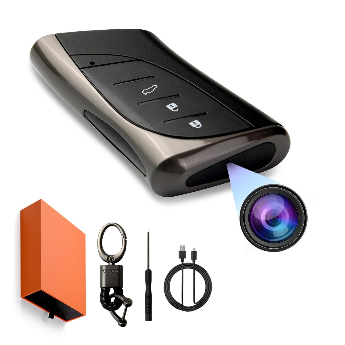 Click here for Damoacam Qhd 2560x1440p Car Key 2k Hidden Camera S... prices