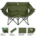 Free Shipping! Wakeman Outdoor Double Camping Chair - Camp Loveseat ...