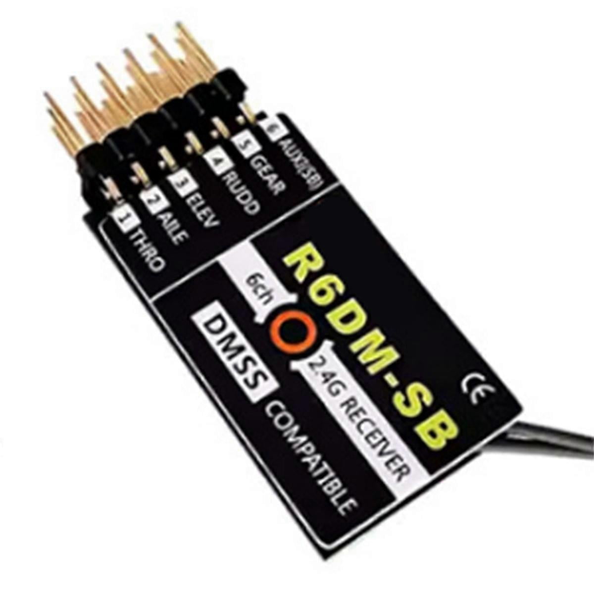 2.4GHz DMSS Receiver R8DM-SB R6DM-SB R4DM-SB for JR XG6 XG7 XG8 X (R6DM ...