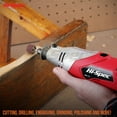 Hi-Spec 160W Electric Rotary Tool Kit, 110V, 121 Accessories, 2 Speeds ...