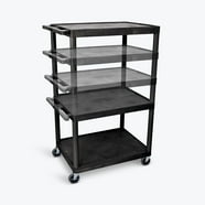 Plastic AV Cart Adjustable from 16" to 42" - Walmart.com