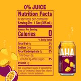 AHA Pineapple and Passionfruit Sparkling Water, 12 fl oz, 8 Cans ...