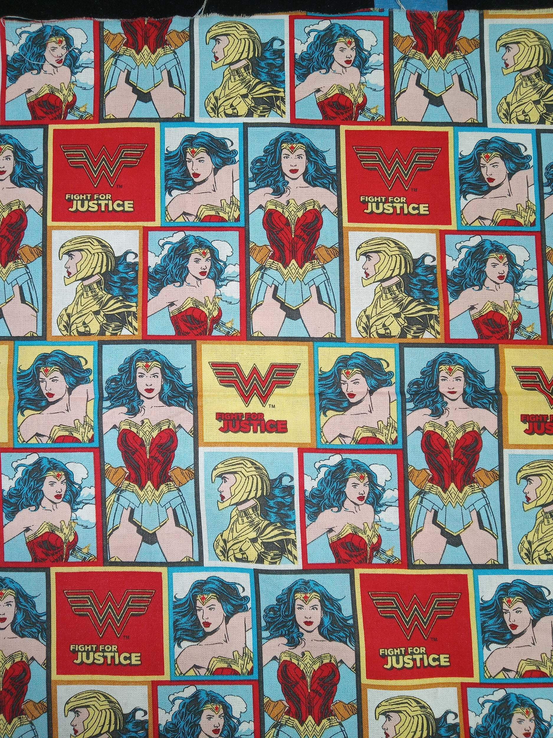 DC Comic Wonder Woman Cotton Fabric - Walmart.com