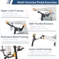 Pedal Exerciser for Elderly, Hand Arm Leg and Knee Exercise Bike ...