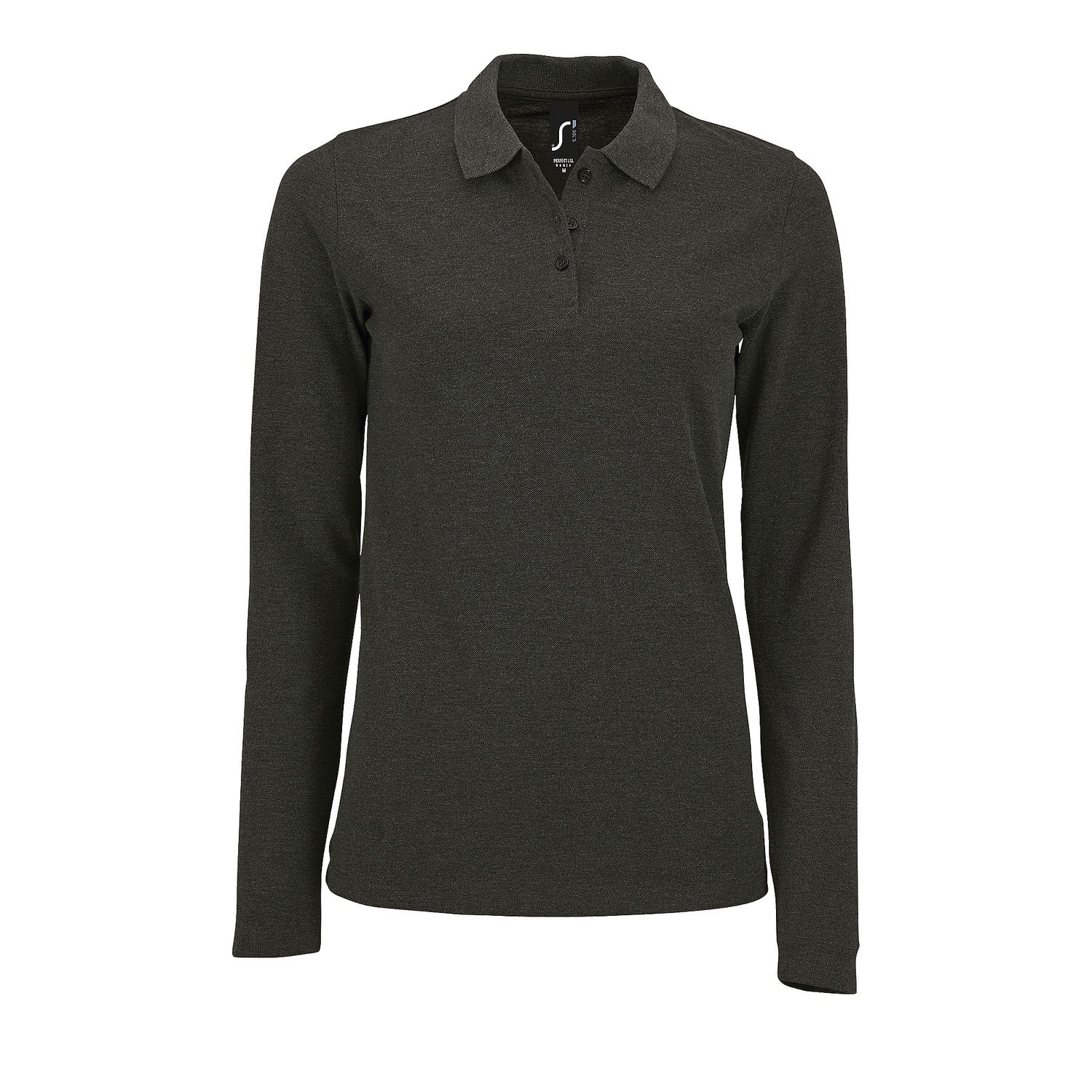 Click here for Sols Sols Womens Perfect Long Sleeve Pique Polo Sh... prices