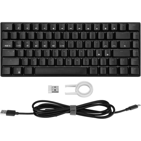 Mechanical Keyboard 82 Key RGB 2.4G/Bluetooth 3.0/5.0/Type-c Wired 3 ...