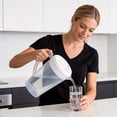 1 Gallon Clear Plastic Pitcher with Lid, Large Fridge Beverage Jug for ...