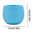 WYBXZ Mini cactus Planter Pots 7x7cm Small Flower Containers, Colorful ...