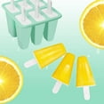 Popsicle Molds 6 Pieces Silicone Ice Pop Molds BPA Free Popsicle Mold ...