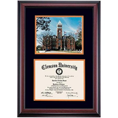 OCM DiplomaDisplay Premier Frame for Clemson University CU Tigers | 8-1 ...