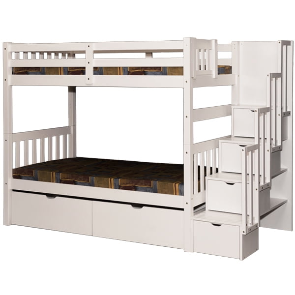 Click here for Scanica Stairway Twin Over Twin Bunk Bed With Draw... prices