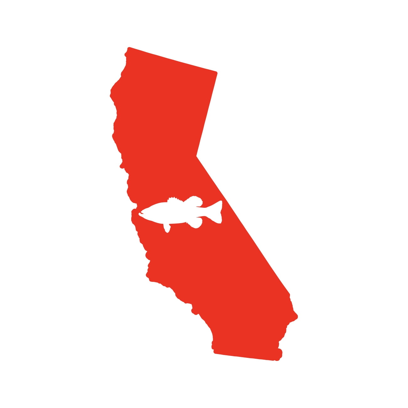 California Bass Sticker Decal Die Cut - Self Adhesive Vinyl ...