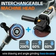2-in-1 Cordless Burnishing Polishing Machine and Angle Grinder Machine ...